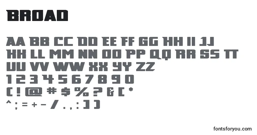 Broad Font – Download Free, Online Generator