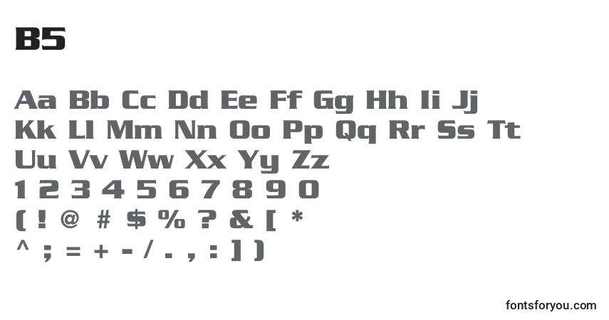 B5 Font – Download Free, Online Generator