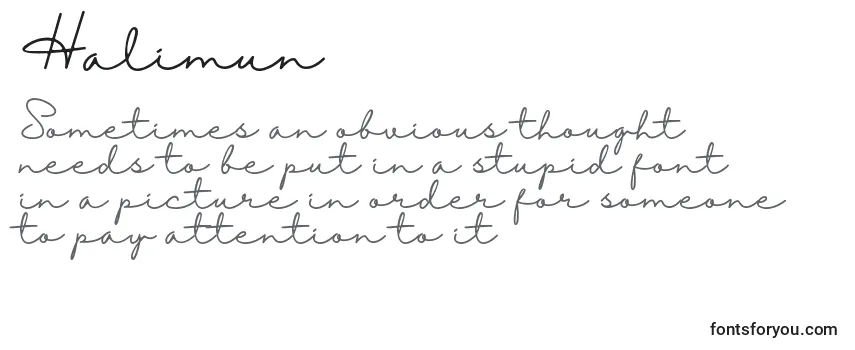 Halimun Font – Download Free, Online Generator