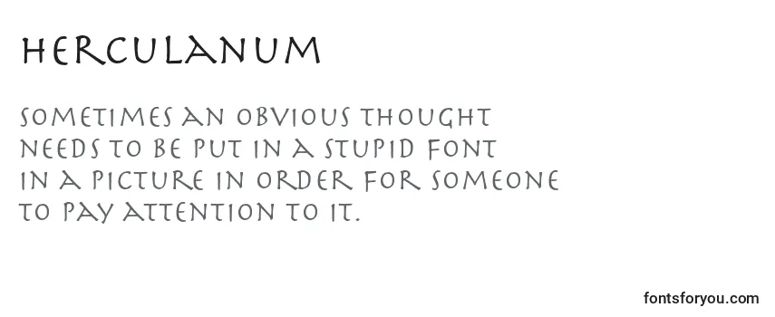 Herculanum Font – Download Free, Online Generator