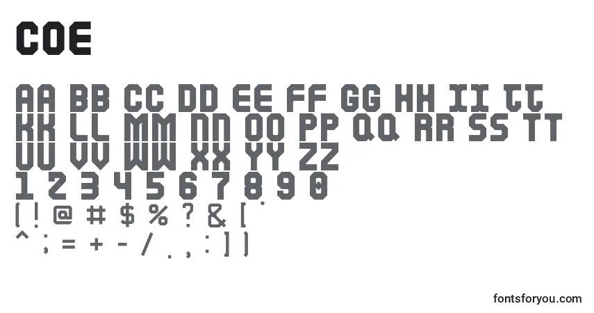 Coe Font – Download Free, Online Generator