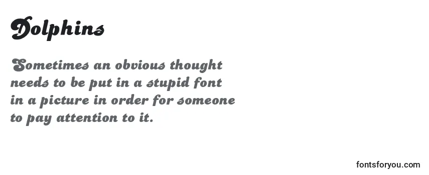 Dolphins Font – Download Free, Online Generator