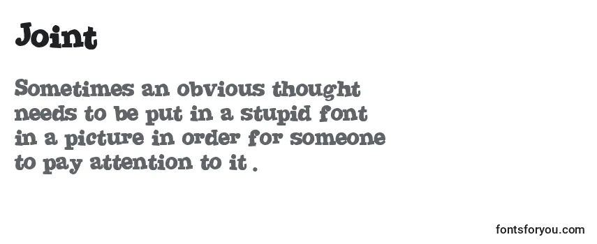 Joint Font – Download Free, Online Generator