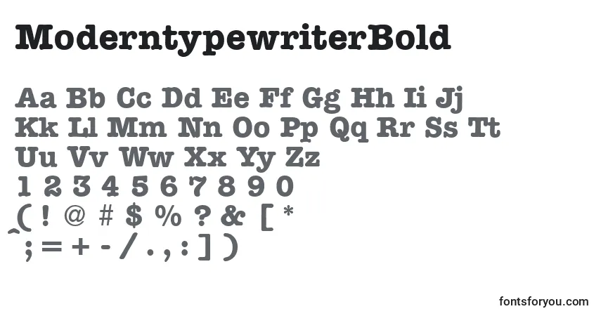 ModerntypewriterBold Font: Download for Free, Online