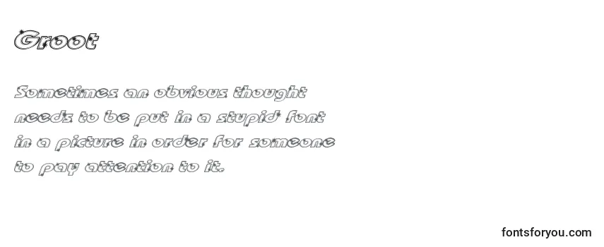 Groot Font – Download Free, Online Generator