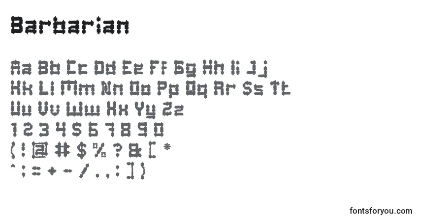 Barbarian Font – Download Free, Online Generator