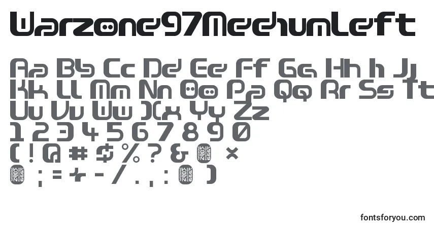 Warzone97MediumLeft Font – Download Free, Online Generator