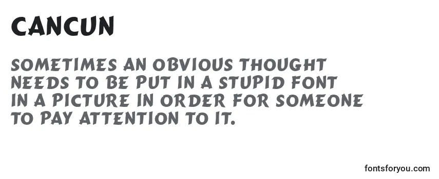 Cancun Font – Download Free, Online Generator