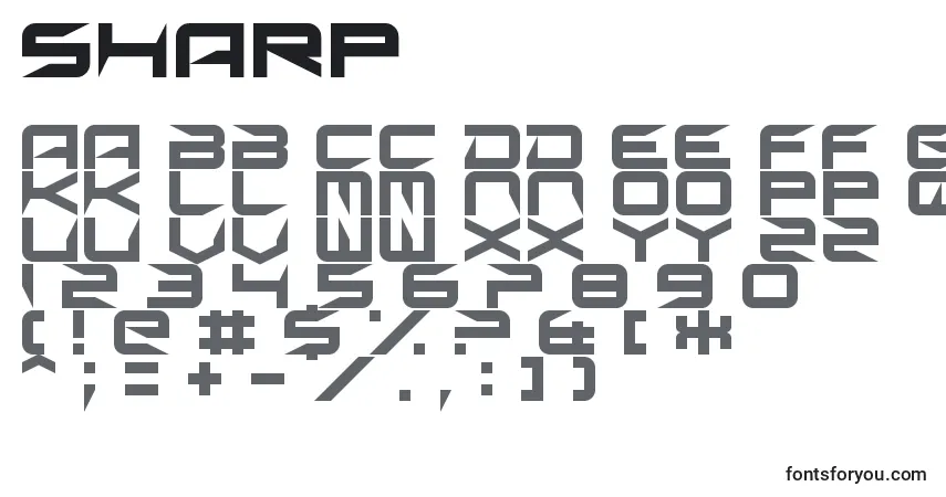 Sharp Font – Download Free, Online Generator
