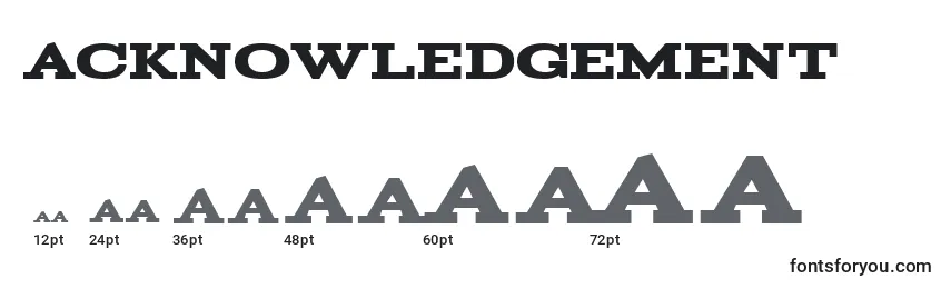 Acknowledgement Font – Download Free, Online Generator