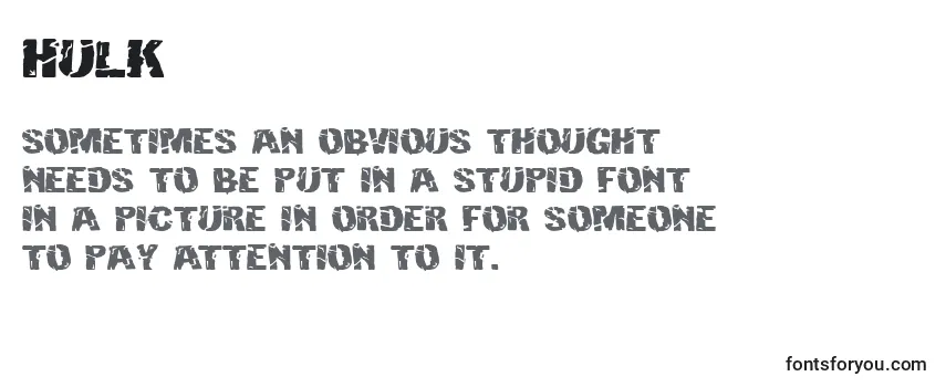 Hulk Font – Download Free, Online Generator