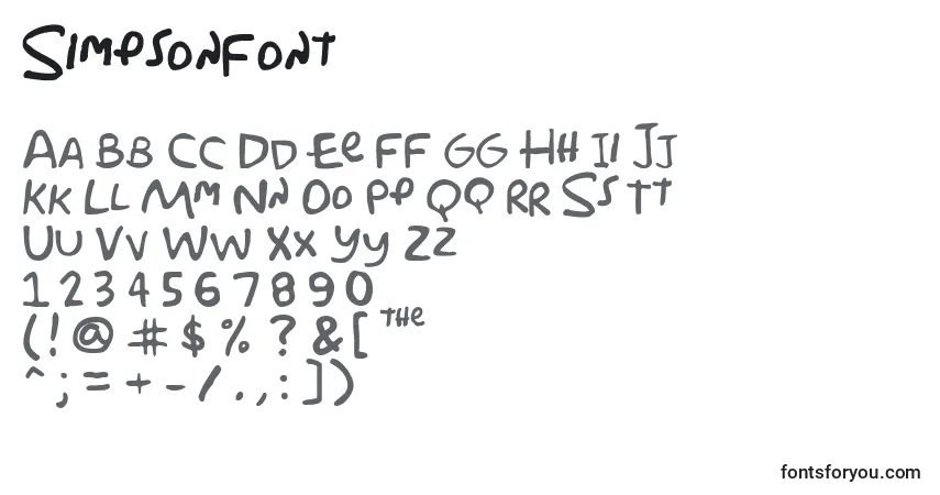 Simpsonfont Font – Download Free, Online Generator