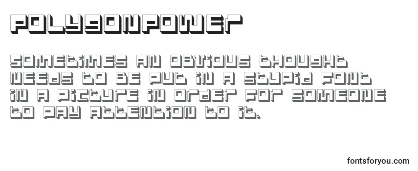 PolygonPower Font: Download for Free, Online