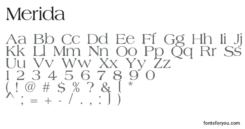 Merida Font – Download Free, Online Generator