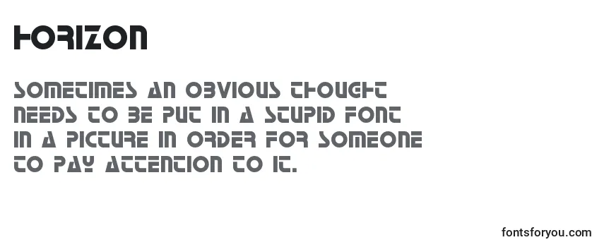 Horizon Font – Download Free, Online Generator