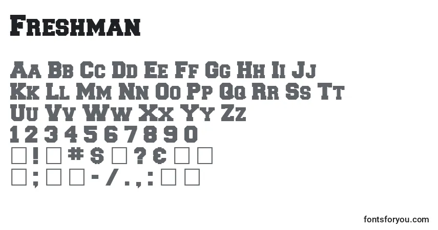 Freshman Font – Download Free, Online Generator