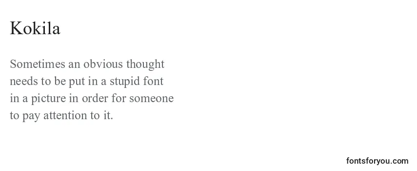 Kokila Font – Download Free, Online Generator