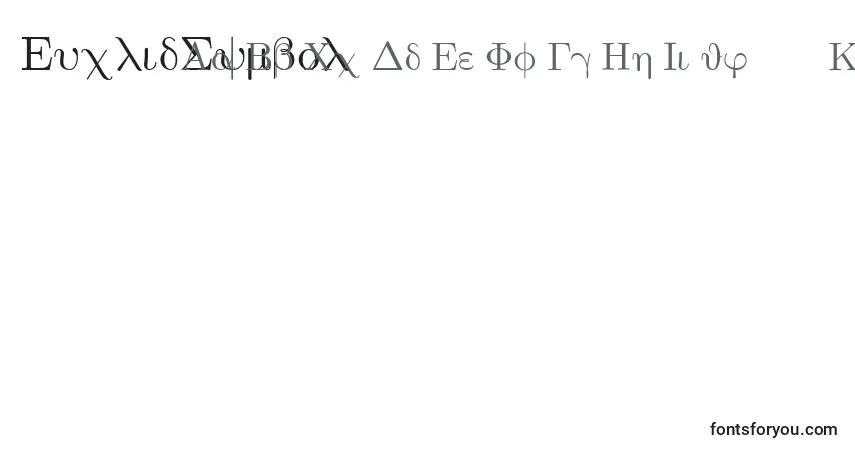 Шрифт EuclidSymbol скачать бесплатно, онлайн генератор