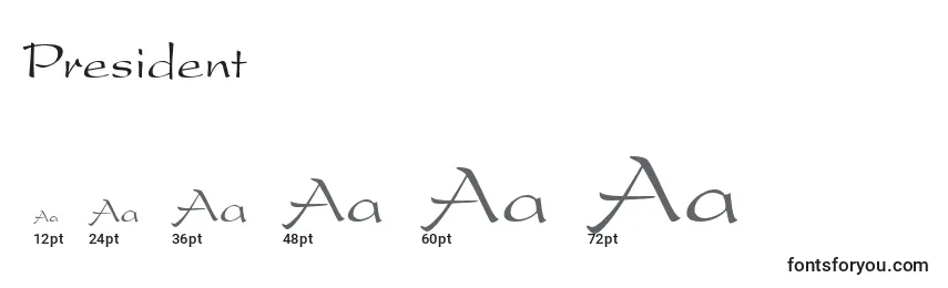 Schriftart President – Download Kostenlose, Online Generator